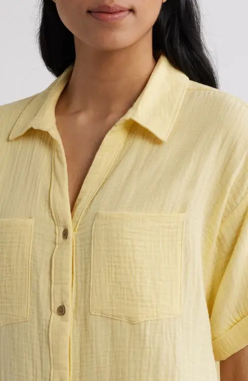 BEACHLUNCHLOUNGE River Gauze Shirt - Fresh Lemonade