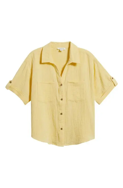 BEACHLUNCHLOUNGE River Gauze Shirt - Fresh Lemonade