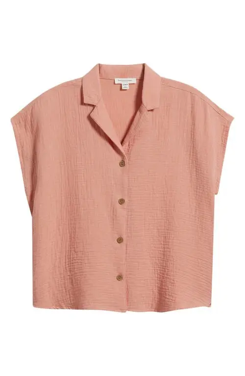BEACHLUNCHLOUNGE Lexi Gauze Top - Daylily