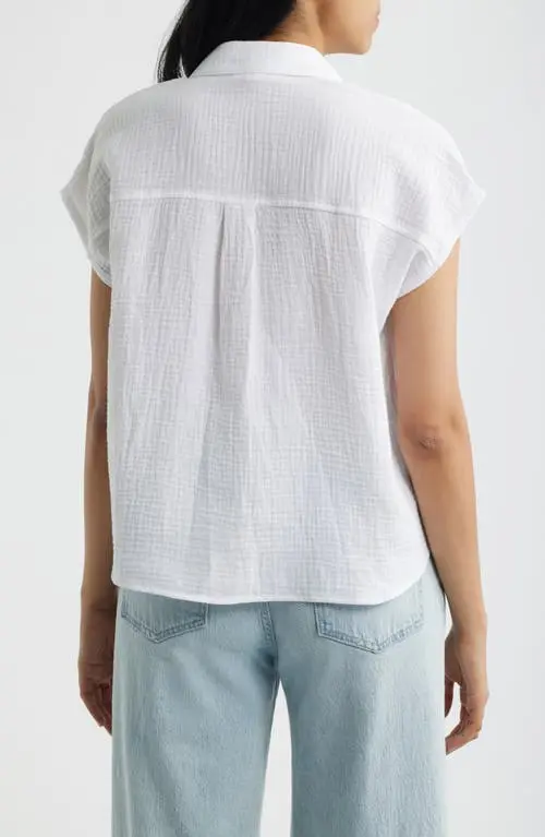 BEACHLUNCHLOUNGE Lexi Gauze Top - White