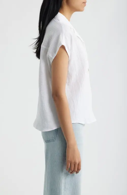 BEACHLUNCHLOUNGE Lexi Gauze Top - White