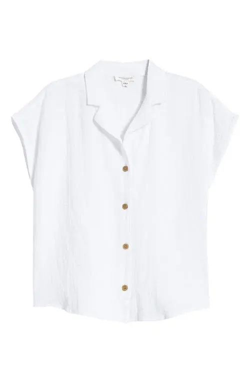BEACHLUNCHLOUNGE Lexi Gauze Top - White