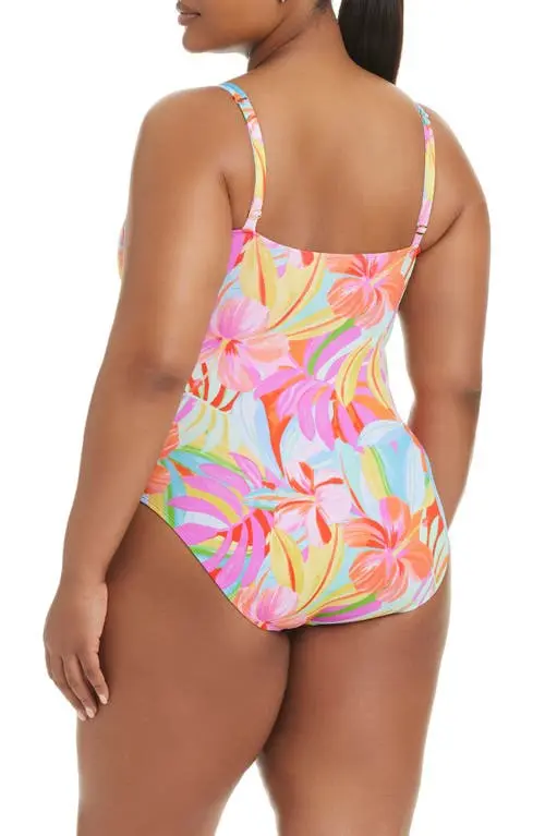 BLEU BY ROD BEATTIE Scoop Neck One-piece Swimsuit