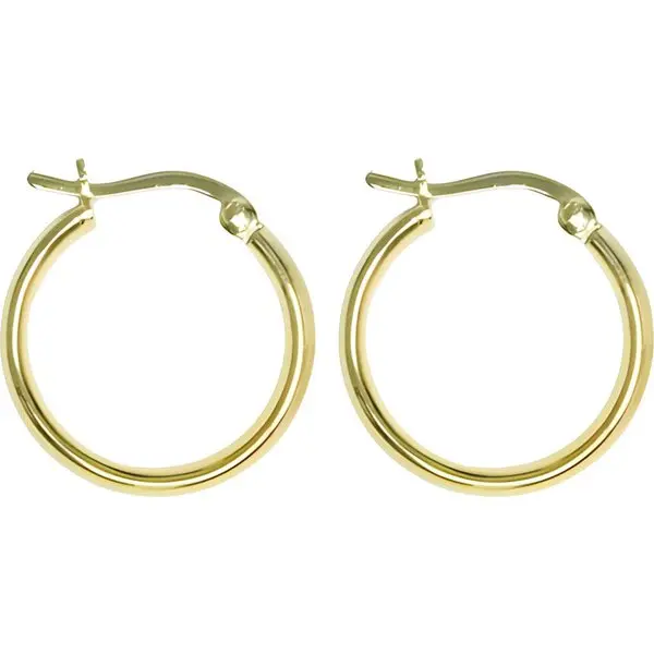 Argento Vivo Small Hoop Earrings In 18k -plated Sterling Silver - Gold