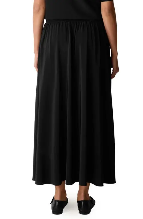 Eileen Fisher Silk Circle Maxi Skirt