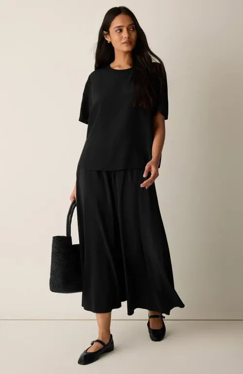 Eileen Fisher Silk Circle Maxi Skirt