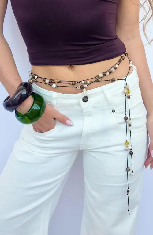 PETIT MOMENTS Beaded Charm Belt