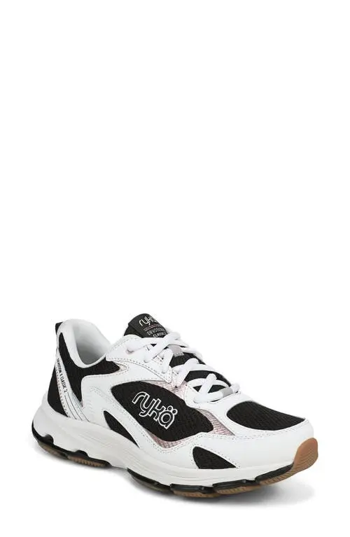 RYKA Devotion X Walking Sneaker - White Black