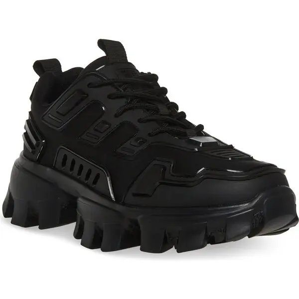 Steve Madden Ponce Lace-up Chunky Sneakers - Black