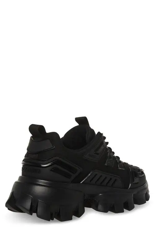 Steve Madden Ponce Lace-up Chunky Sneakers - Black