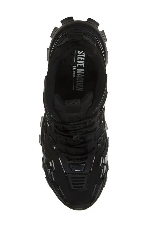Steve Madden Ponce Lace-up Chunky Sneakers - Black
