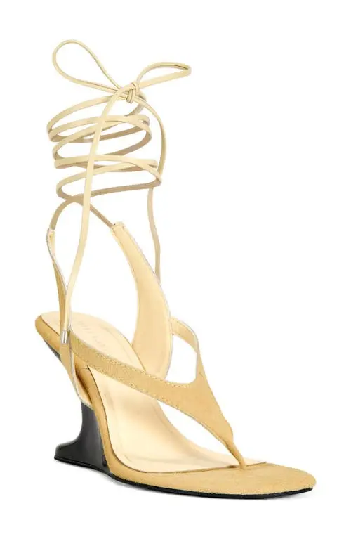 AZALEA WANG Tamsie Floating Heel Sandal - Beige