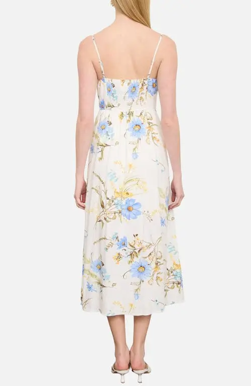 BLU PEPPER Floral Print Sleeveless Maxi Dress