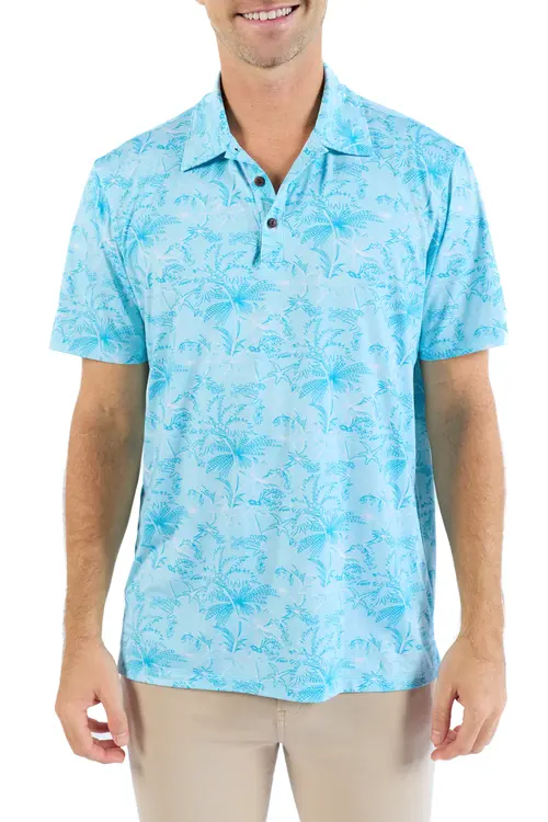 Kenny Flowers The Ocean Round Golf Shirt