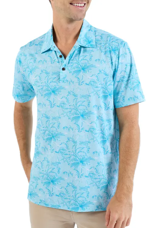 Kenny Flowers The Ocean Round Golf Shirt