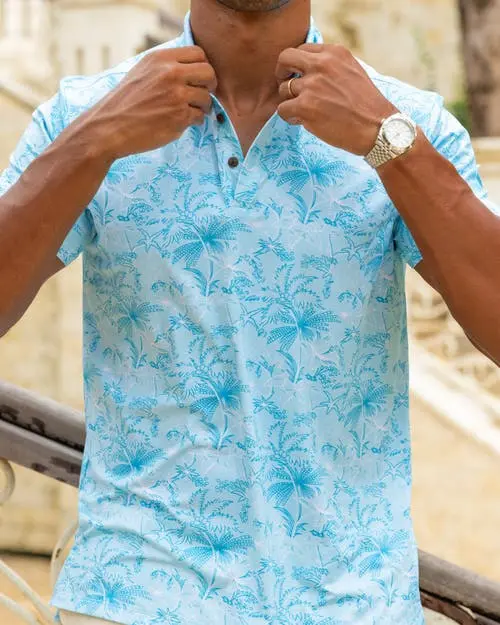 Kenny Flowers The Ocean Round Golf Shirt