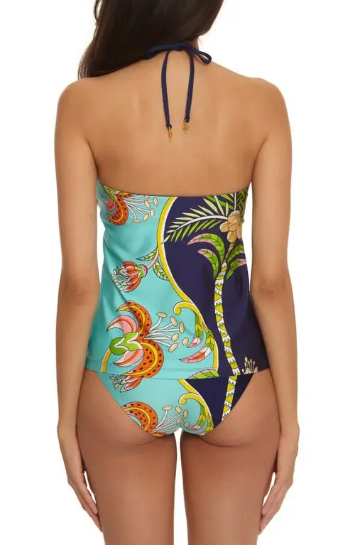 Trina Turk Flamingo Halter Tankini