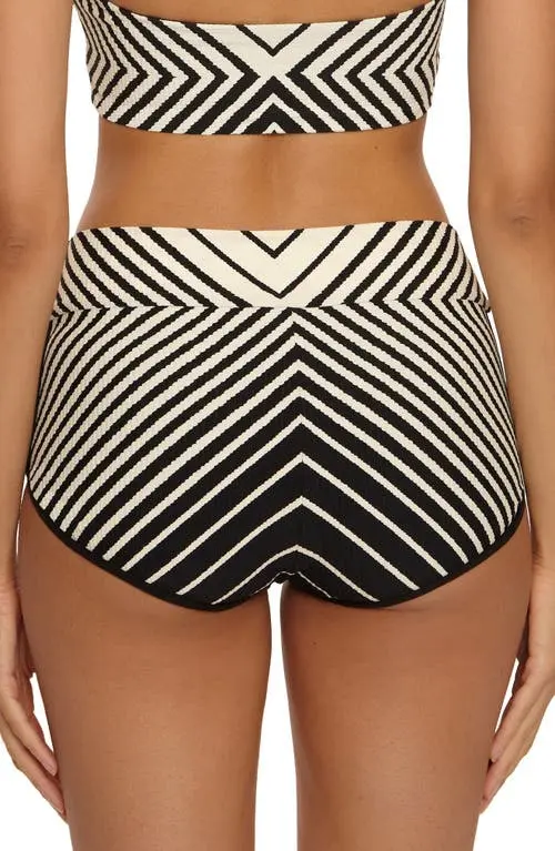 Trina Turk Textured Stripe Swim Shorts