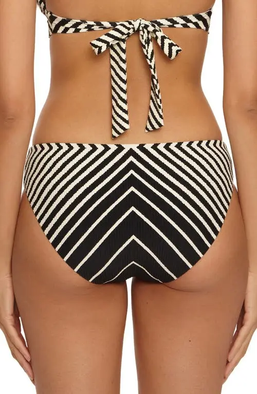 Trina Turk Net Stripe Rib Hipster Bikini Bottoms