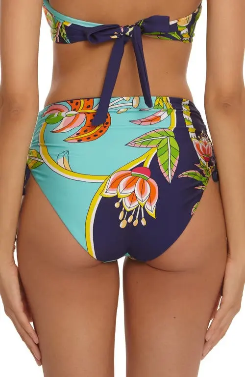 Trina Turk Flamingo High Waist Bikini Bottoms