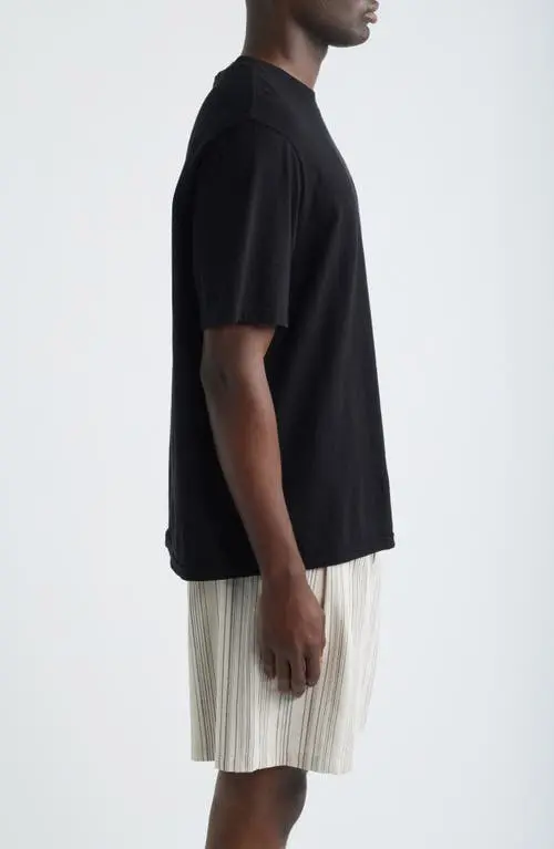 MALBON Bermuda Rooster Cotton Graphic T-shirt - Black