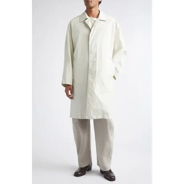 LEMAIRE Water-resistant Cotton Car Coat - Soja