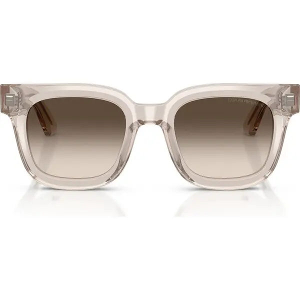 Emporio Armani Square Frame Sunglasses - Shiny Tundra Brown