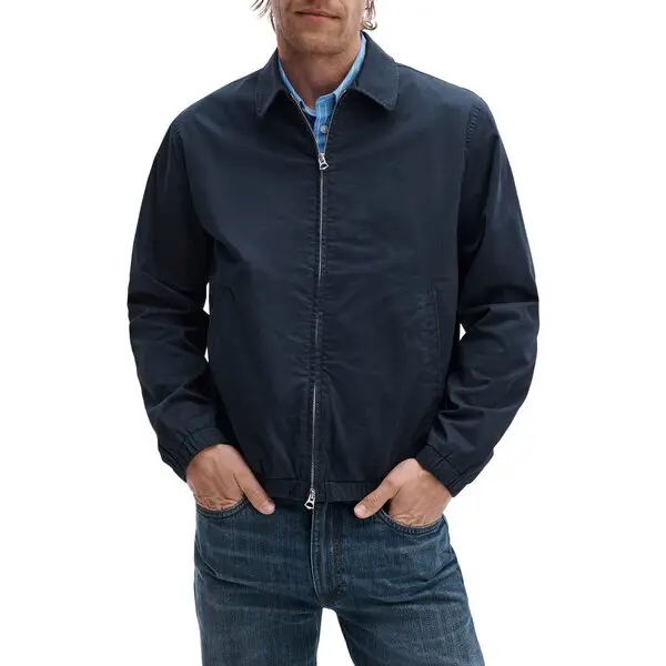 Rag & Bone Harrington Stretch Cotton Jacket - Sail