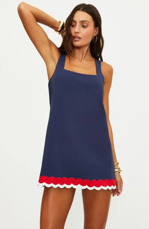 Beach Riot Mischa Colorblock Cover-up Mini Dress