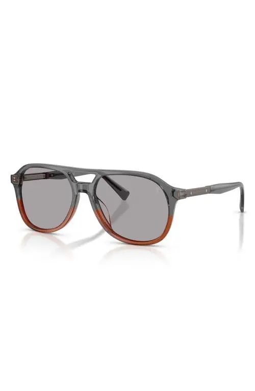 Brunello Cucinelli Polarized Pilot Sunglasses
