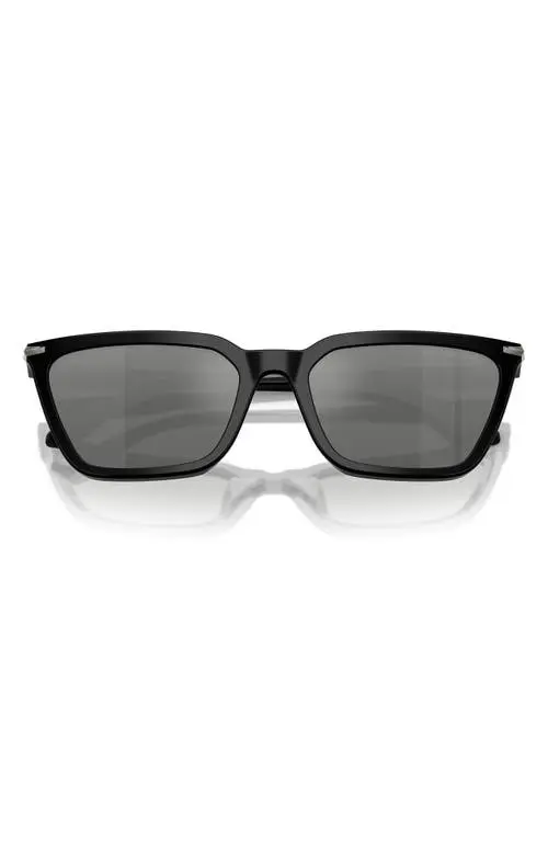 Michael Kors Everglades Cat Eye Sunglasses - Black/silver Flash Gradient