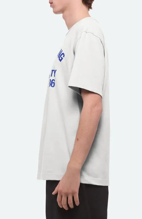 Helmut Lang Varsity Cotton Graphic T-shirt - Optic White