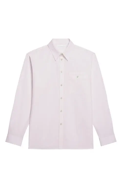 Helmut Lang Relaxed Solid Cotton Button-up Shirt