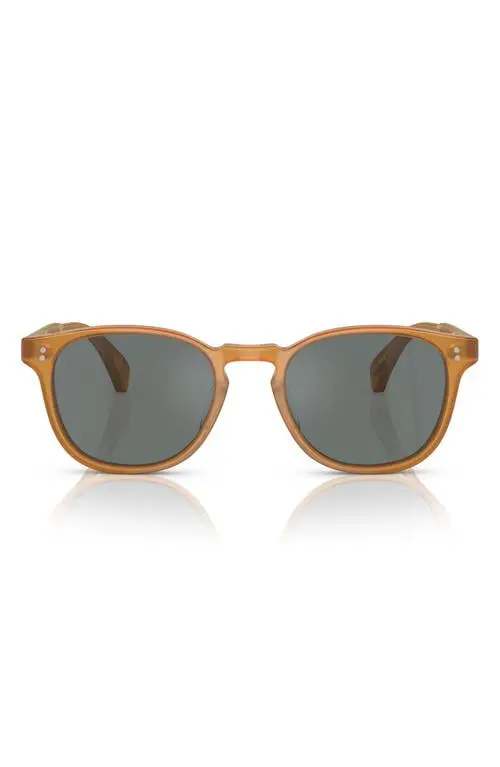 Oliver Spencer Finley Esq. Sunglasses - Amber/regal Blue