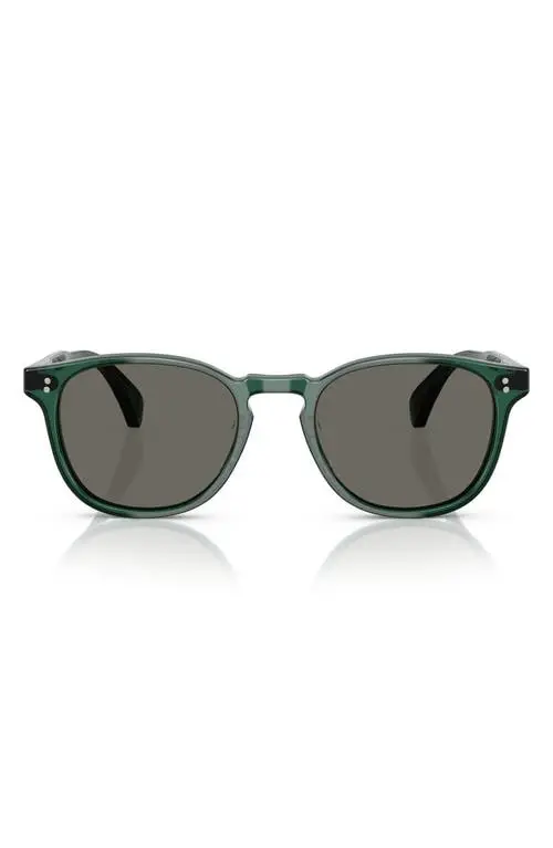 Oliver Spencer Finley Esq. Sunglasses - Translucent Dark Teal