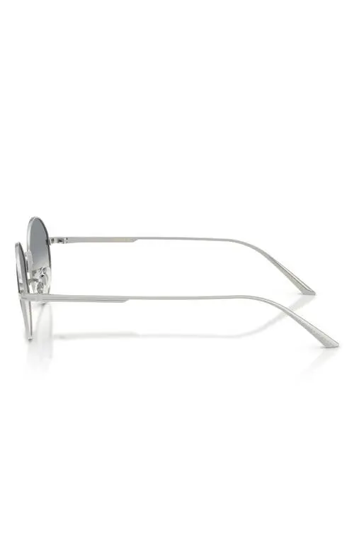 Oliver Spencer Khaite Round Sunglasses - Silver/grey Gradient