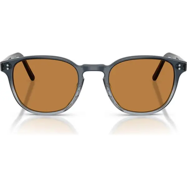 Oliver Spencer Fairmont Sunglasses - Twilight Gradient/cognac