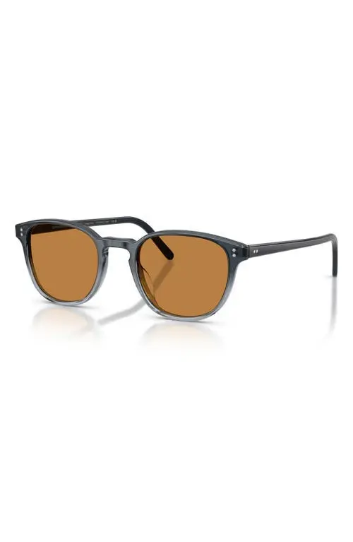 Oliver Spencer Fairmont Sunglasses - Twilight Gradient/cognac