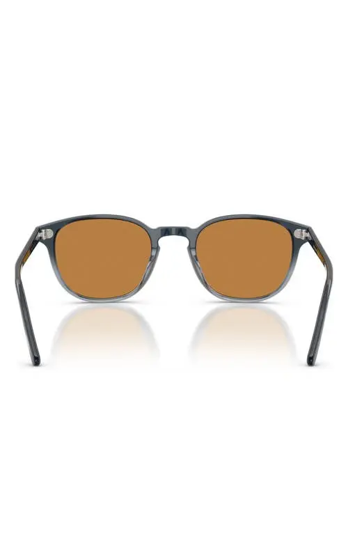 Oliver Spencer Fairmont Sunglasses - Twilight Gradient/cognac