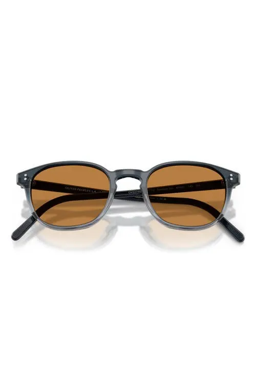 Oliver Spencer Fairmont Sunglasses - Twilight Gradient/cognac