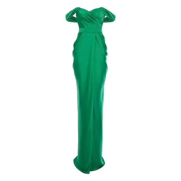 ACOB À PORTER Draped Maxi Dress