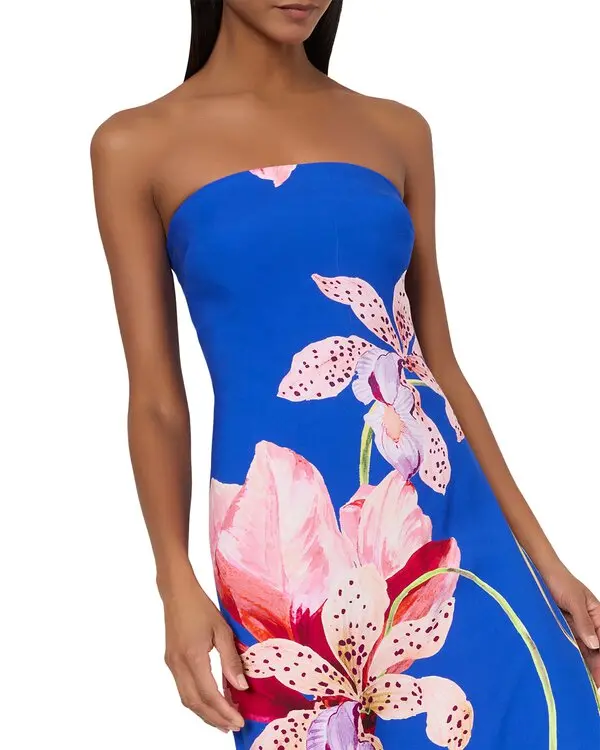 MILLY Vera Satin Maxi Dress