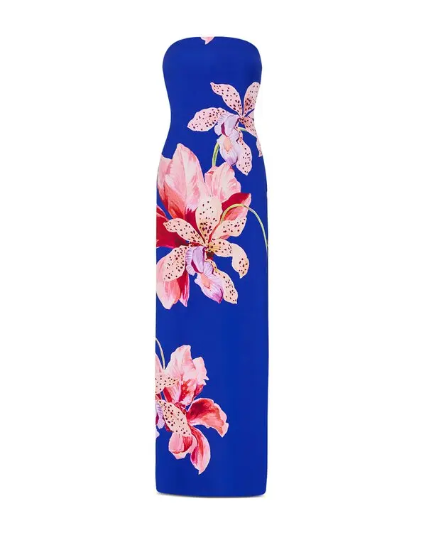 MILLY Vera Satin Maxi Dress