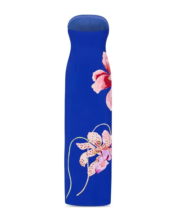 MILLY Vera Satin Maxi Dress
