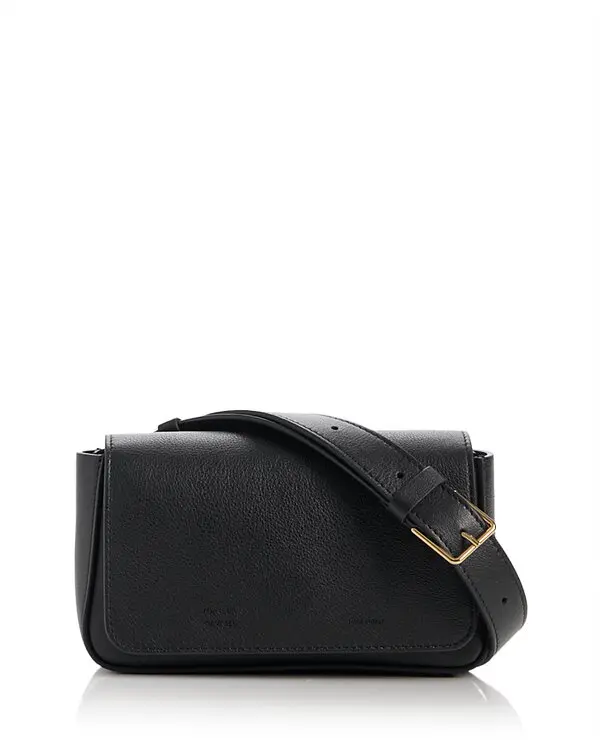 MANSUR GAVRIEL Box Sling Leather Crossbody Bag - Black