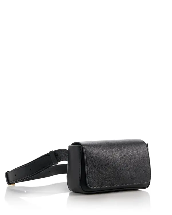 MANSUR GAVRIEL Box Sling Leather Crossbody Bag - Black