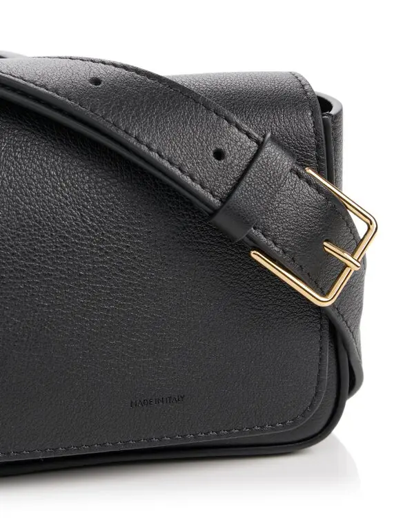 MANSUR GAVRIEL Box Sling Leather Crossbody Bag - Black