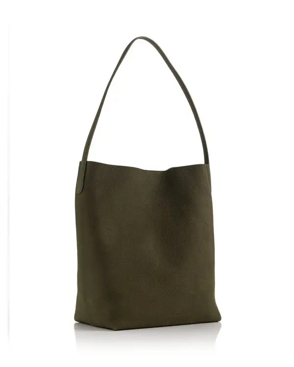 MANSUR GAVRIEL Everyday Cabas Leather Shoulder Bag - Algae