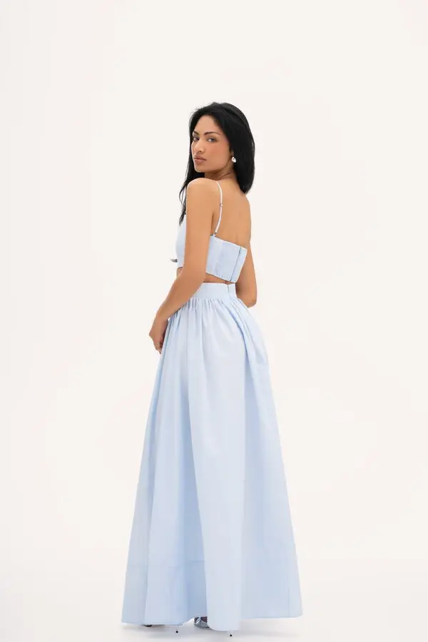 MandiBreeze Rosina Maxi Skirt - Blue