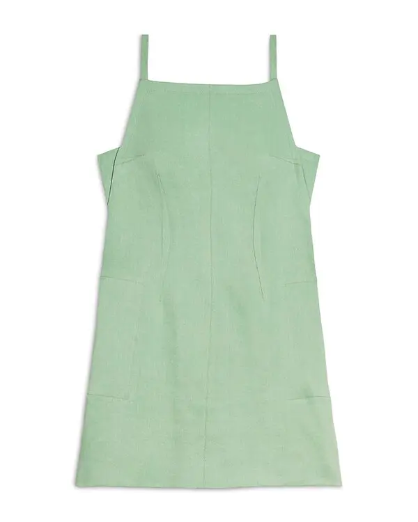 Theory Apron Mini Dress - Delicate Green